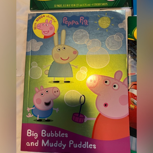 Disney | Toys | Disney Dory Cars Coco Sticker Booksnick Jr Peppa Pig ...